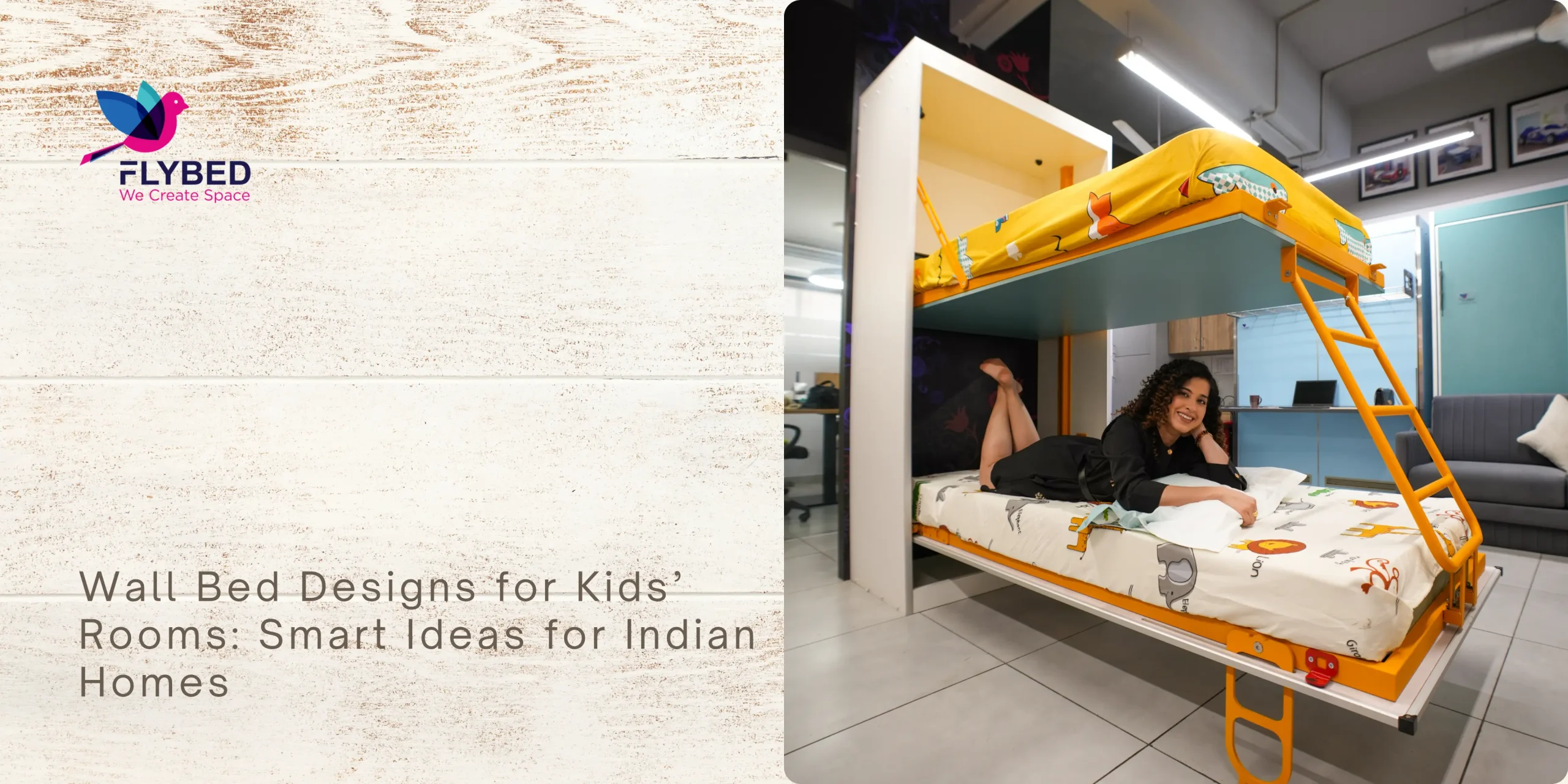 Wall Bed Designs in India for Kids Room Ideas